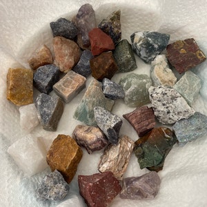 2 Pounds of a 26 Stone Mix From Madagascar Rough Gemstones - Etsy