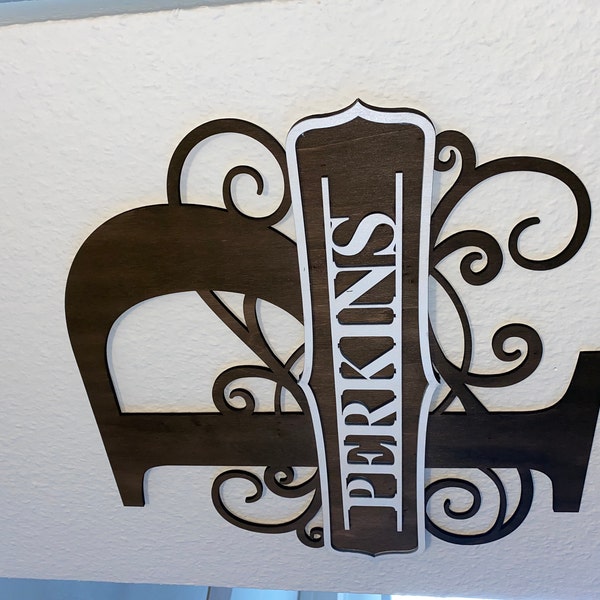 Multi-layer Monogram Assembly and Non Assembly Versions - Laser Cut ...