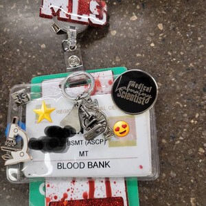 Lab Week Gift Phlebotomist Badge Reel MLT MLS CMA Lab - Etsy