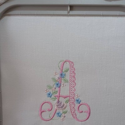 Floral Alphabet Embroidery Design Font Machine Embroidery Instant ...