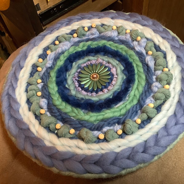 Circle Weaving Kit, Lush Rainforest Weaving Fibre Pack, Woven Tapestry ...