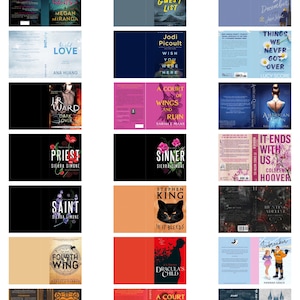 Mega Lot 1600 Miniature Book Covers, Mini Books Templates / Printable ...