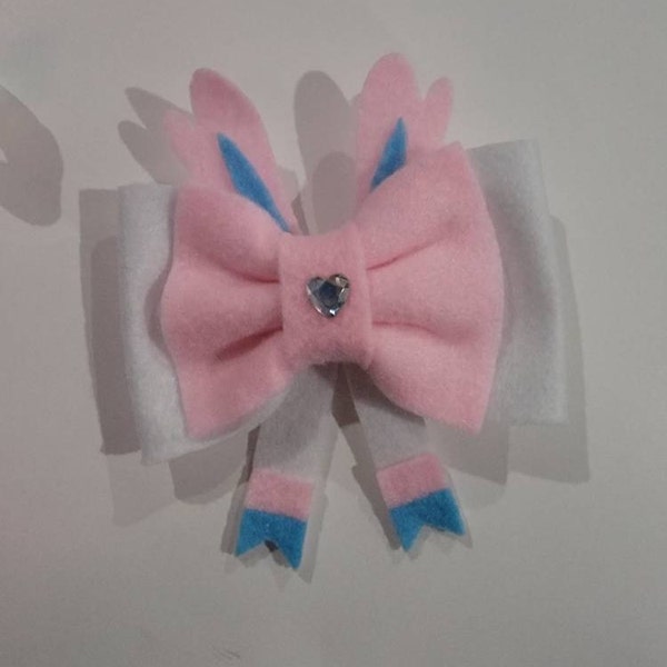 Espeon Bow // Pokemon, Pikachu, Eeveelutions, Cute, Headbow, Eevee ...