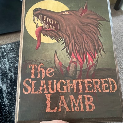 The Slaughtered Lamb Sign Inspired by an American Werewolf in London ...