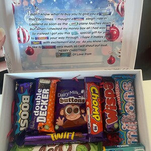 DIY Birthday Chocolate Box Poem Birthday Gift for Him Personalised Gift ...