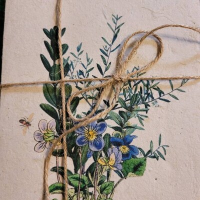 Plantable Flower Seed Greeting Cards, Eco Friendly Cards, Wildflower ...
