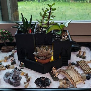 Aztec Pyramid Planter for Growing Succulents, Propagation Tray ...