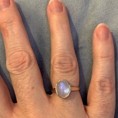 Men's Alexandrite Ring, Simple Band Ring Promise Ring, June Birthstone ...