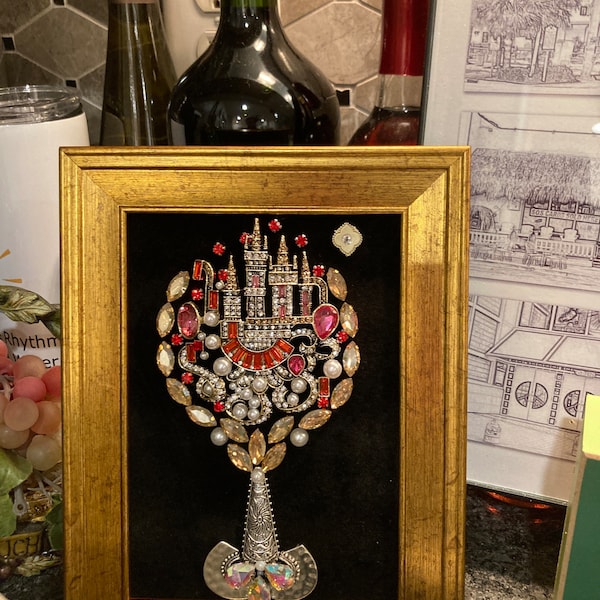 Lovely Jewelry Art Angel Framed 5x7 - Etsy