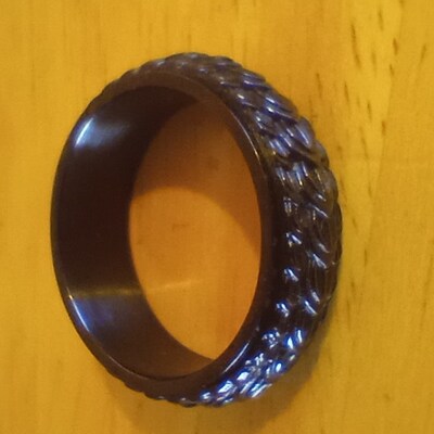 Custom Drop Bakelite Grain Spinner Stainless Steel Rings Sliver/gold ...