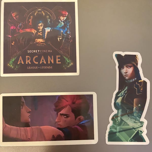 Arcane Sticker Pack - 18 Stickers From the Netflix Show, Arcane - Etsy
