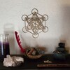 Sacred Geometry - Laser Cut, Stencil, Wall Art, Crystal Grid, Stamp - 2 ...