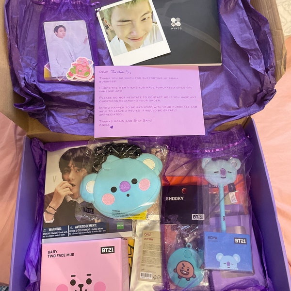 BTS Official Merch Box - Etsy