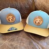 Custom Leather Patch Baseball Hats | Sewn on | Hand Finished Leather ...