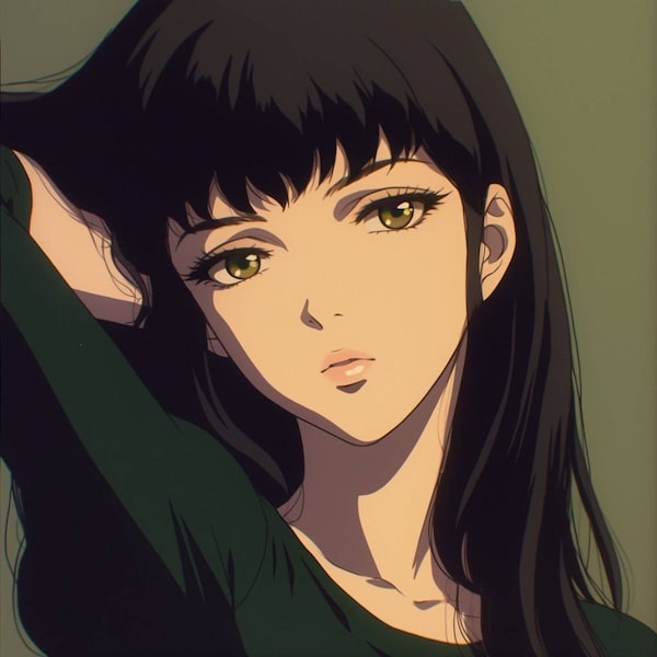 Oc Character Design, 90s Anime Character Design, Retro Anime PFP, Ai ...