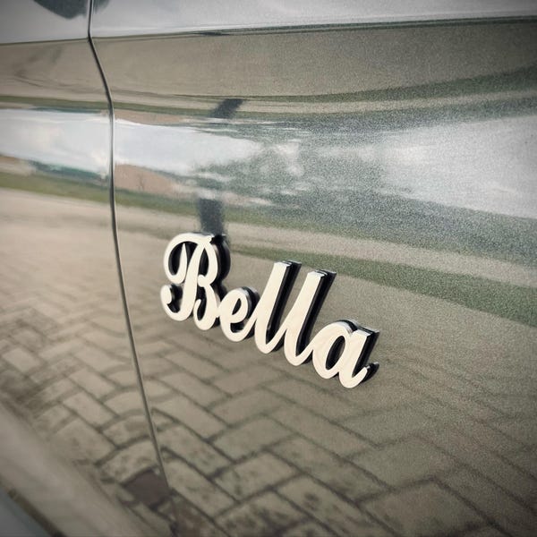 Personalized 3D Car Emblems, Heavy-duty Metal Letters With Strong ...
