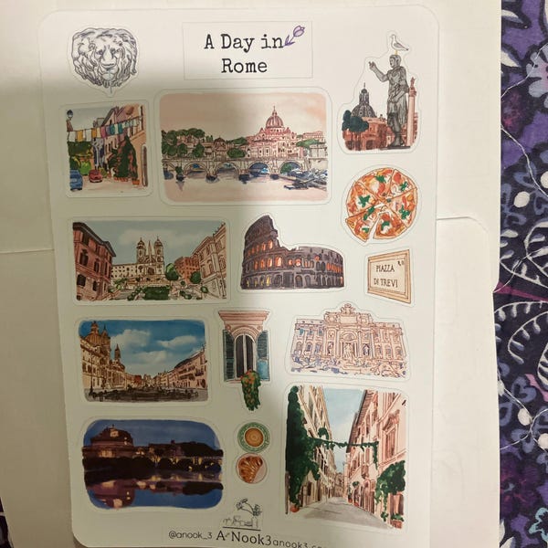 Copenhagen Stickers for Travel Journal Sticker for Journal Europe ...