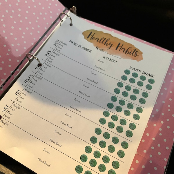 PRINTABLE (POUNDS) Weight Loss Journal and Tracker - Etsy
