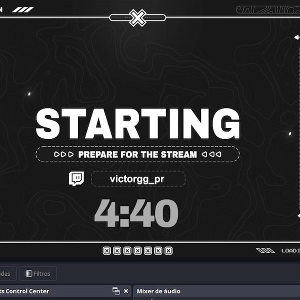 OVERLAYS Stream Animated BLUE NEON Style Twitch Package - Etsy
