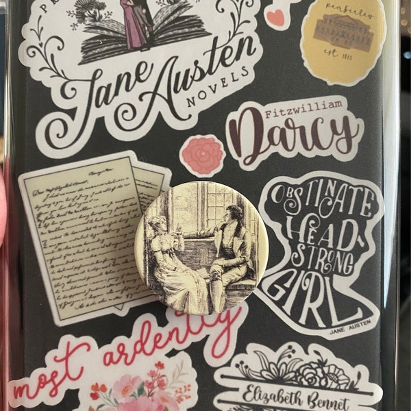 Emma Jane Austen Quote Sticker | Vinyl Decal | Book Gift | If I Loved ...