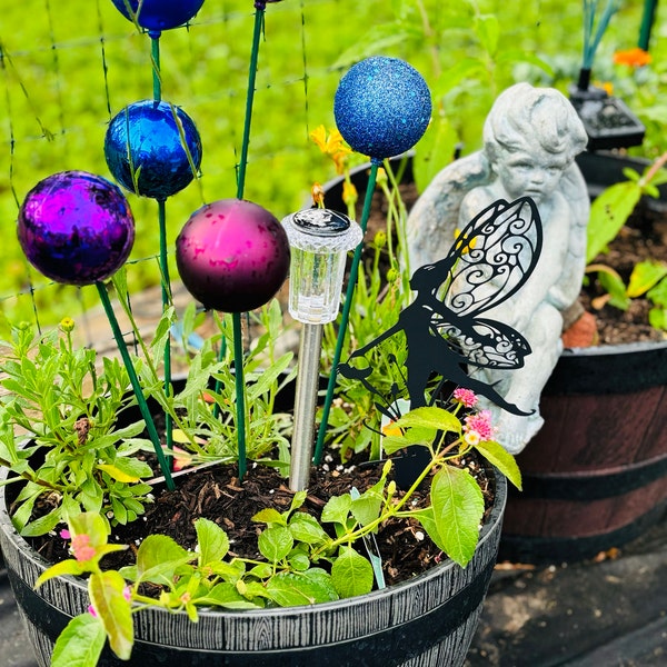 Fairy Garden Sun Catcher Wand Plant Pot Stake 11 to 11.5 Inch Many ...