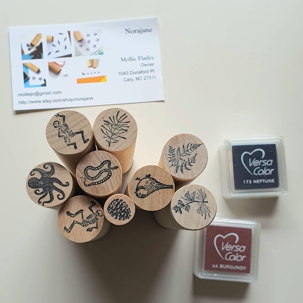 Snake Rubber Stamp - Etsy