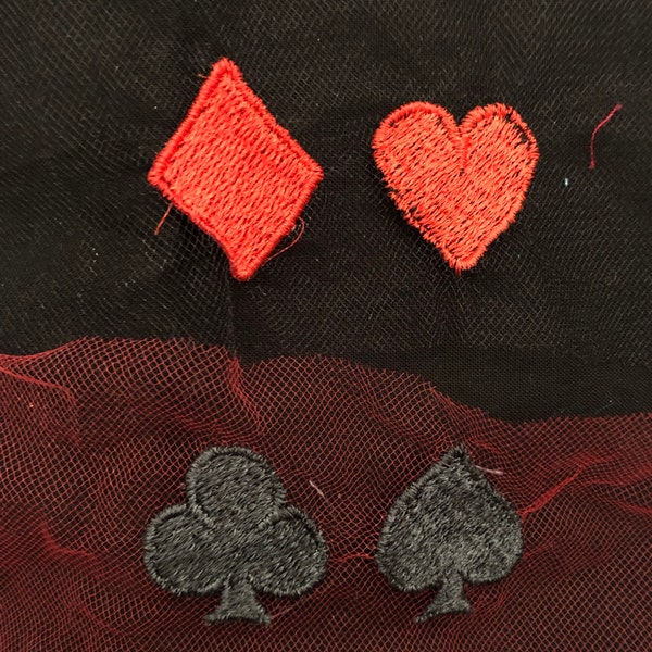 Card Suits - Machine Embroidery Design - Etsy