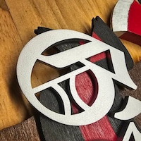 Small Japanese Scroll Japanese Style Letters Anime Letters Wood Craft ...