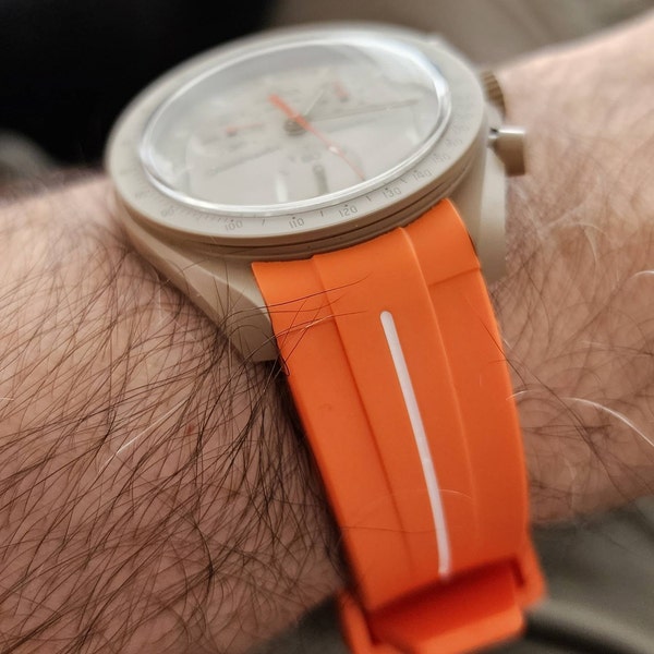 Moonswatch Strap High Quality Turquoise Blue Nylon | Omega X Swatch ...