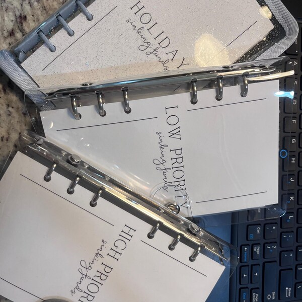 PRINTED A6 Dashboard BUNDLE Cash Binder Dashboard Dashboard Bundle Side ...