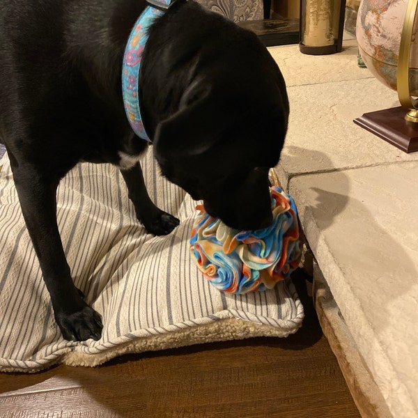 Snuffle Ball, Treat Dispenser, Treat Ball, Canine Enrichment, Keep Dogs ...