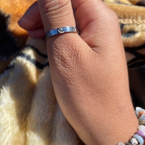 Halloween Ring Scary Face Ring Gold Halloween Ring Silver Halloween ...