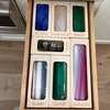 Wooden Battery Organizer | Battery Dispenser | Battery Storage ...