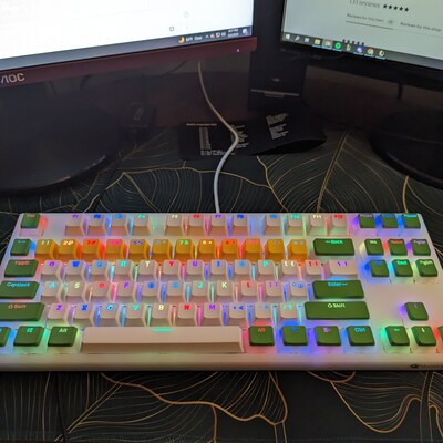 Royal Kludge RK87 RGB Mechanical Keyboard Wireless USB - Etsy