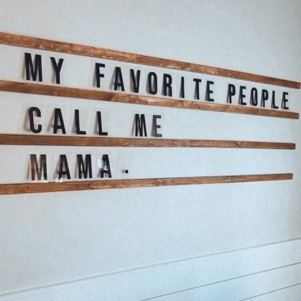 Extra Letter Set + Picture Pack Option for Letter Ledges | Black or ...