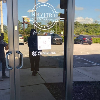 Custom Store Hours Decal Business Door Sign for Hours of Operation Open ...