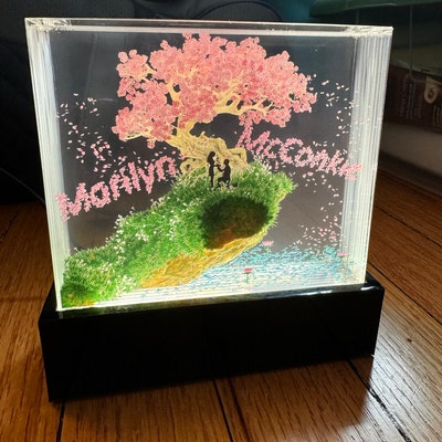 Jellyfish Swarm Resin Desk Light Underwater Epoxy Lamp Scuba ...