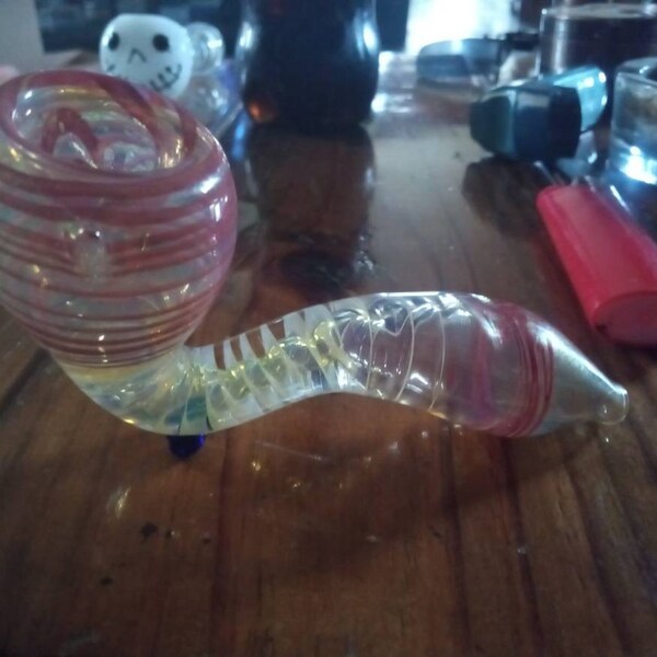 Glass Pipes, Custom-made Hand-blown Glass Pipe, Color Changing Glass ...