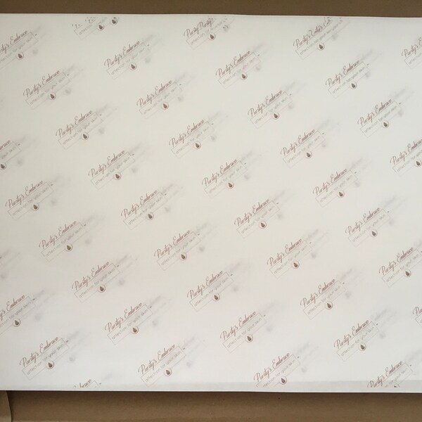 Logo Tissue Paper, Branded Tissue Paper, Full Color Tissue Paper ...