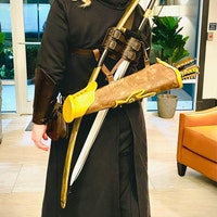 Witcher Luxury Double Back Scabbard for Metals or Latex Swords. Made of ...