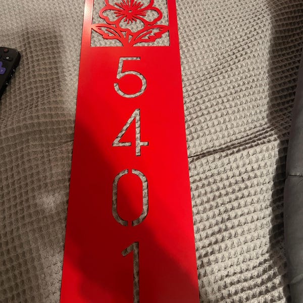 Personalized Metal Address Sign, Modern Address Sign, Realtor Gift Idea ...