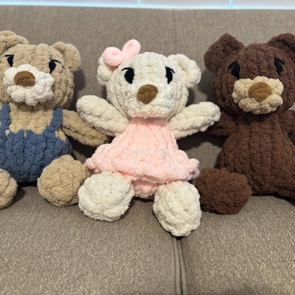 Fingerknit Chunky Elephant Plushie Pattern With Video Tutorial Elephant ...