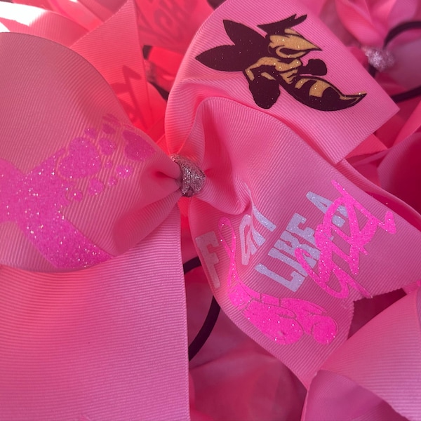 7” Stitch Themed Cheer Bow. - Etsy