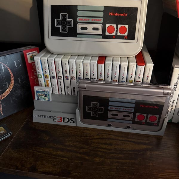 New Nintendo 3DS XL Console and Game Display Stand - Etsy