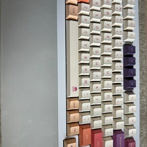 111pcs Minimalist Grey White Theme Keycap, ABS Keycap, Cherry Keycaps ...