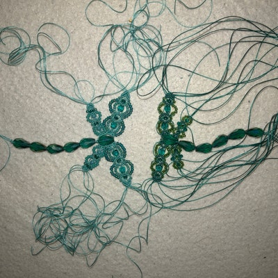 Micro-macrame Dragonfly Brooch or Hair Accessory Tutorial - Etsy