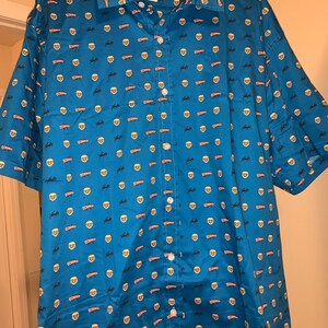 Smurfs X Preppy Pop Smurf AOP Signature Polo Shirt - Etsy