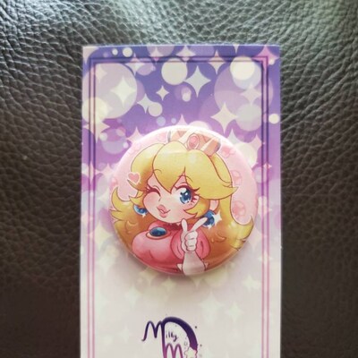 1.5 Princess Peach, Daisy, Rosalina and Pauline Buttons Super Mario ...