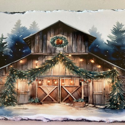 Cute Christmas Mice Clipart Watercolor Digital Paper Bundle 12 PNG ...