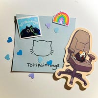 Boss Kitty Sticker / Cat Sticker / Vinyl Sticker / Journaling ...